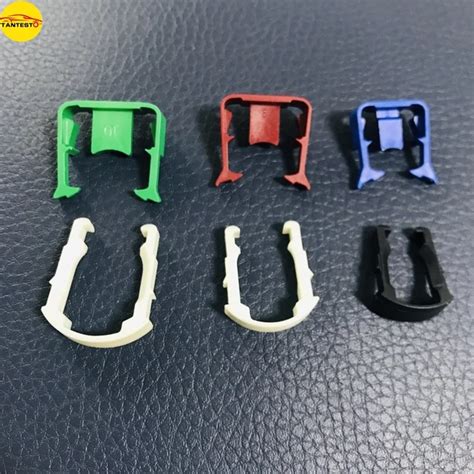 Blue White Plastic Fuel Clip 7 89mm Fuel Line Clip For Jeep Wrangler