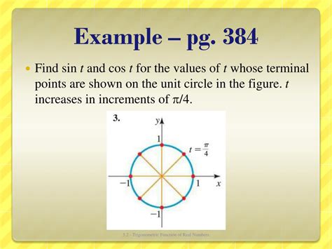 Ppt Section 5 2 Trigonometric Function Of Real Numbers Powerpoint Presentation Id 2418533