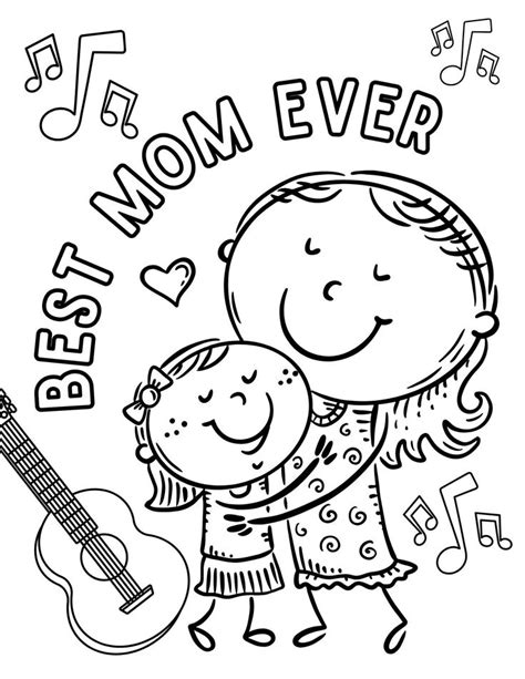 Mccafe Worlds Best Mommy Coloring Pages [2025]