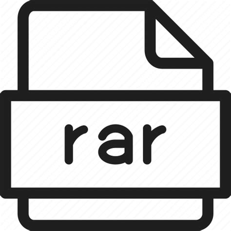 File Format Extension Type Suffix Rar Icon Download On Iconfinder