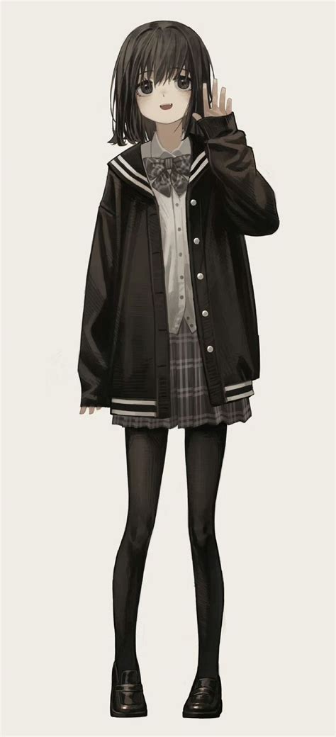 Anime Outfits Female Reference School Outfit Drawing Inspo Female