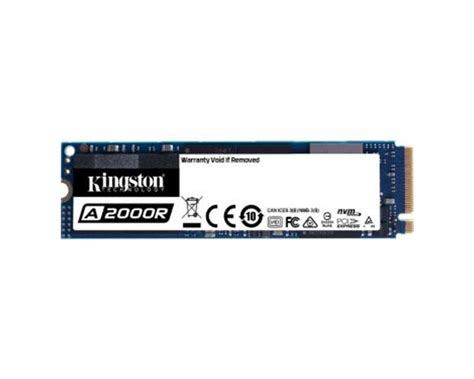 Kingston 500GB A2000 M.2 2280, Nvme Internal SSD PCIe Up to 2000MB/S ...