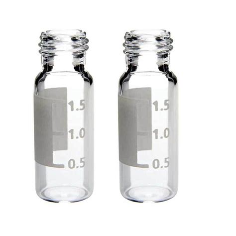 ML HPLC Clear Glass Vials Screw Thread PK