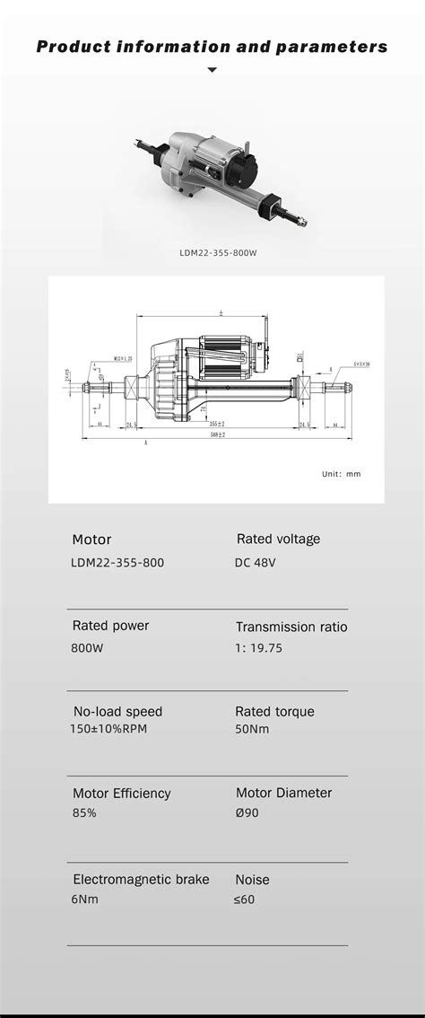 48v 800w Waterproof Brushless Dc Motor Electric Scooters Bicycles