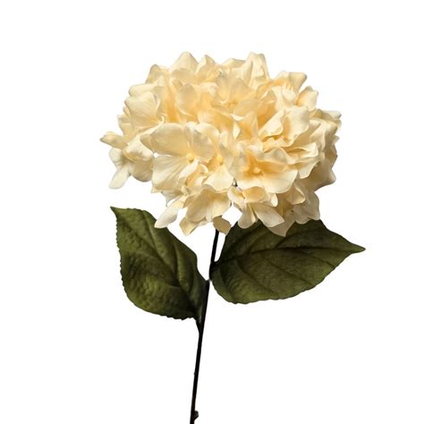 Artificial Hydrangea Ruby Cream 58cm Desflora