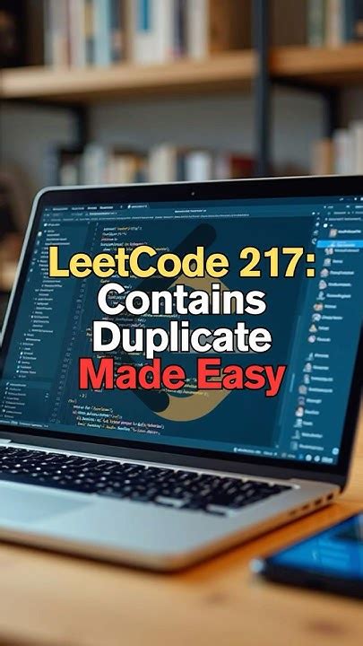 Leetcode 217 Contains Duplicate Made Easy Python Tutorial Shorts Short Youtube