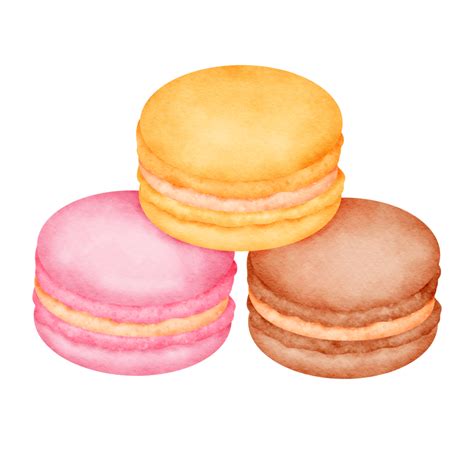 Macarons Cartoon Watercolor 35498125 Png