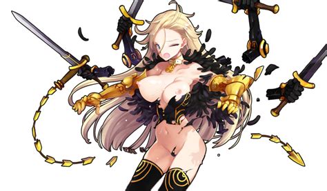 Rule 34 Bare Shoulders Blonde Hair Blue Eyes Breasts Choker