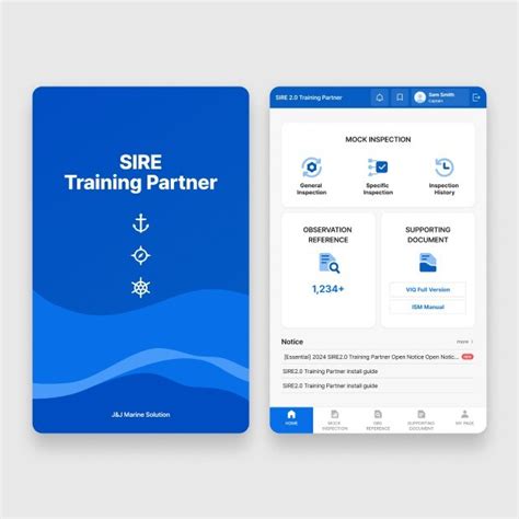 선박 교육용 태블릿 디자인 웹 Ui·ux 포트폴리오 크몽