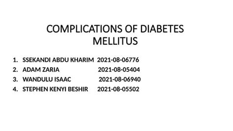 Diabetic Ketoacidosis Dka Power Point Pptx