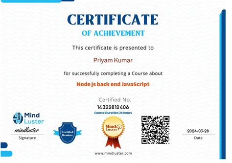 priyam kumar on linkedin successfully i completed node js back end javascript i enjoyed to learn…