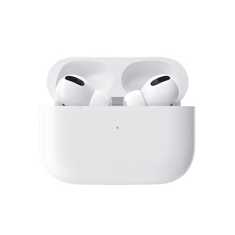 Apple AirPods Pro (1. Generation) mit kabellosem Ladecase, geöffnete ...