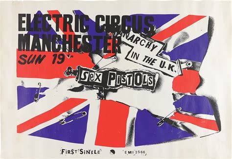 Sex Pistols Electric Circus Original Large Format Concert Poster