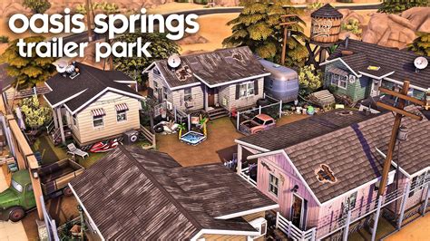 Oasis Springs Trailer Park The Sims 4 Artofit