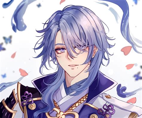 Обои на рабочий стол Видеоигры Геншин Импакт Камисато Аято скачать