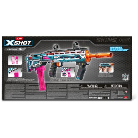 Xshot Skins Pro Performance Long Shot Blaster 40 Darts By Zuru Smyths