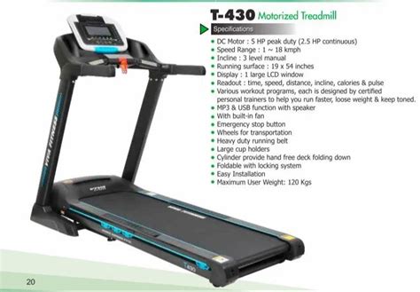 T 430 Motorized Treadmil At Rs 59500 In Lucknow Id 2855270474791