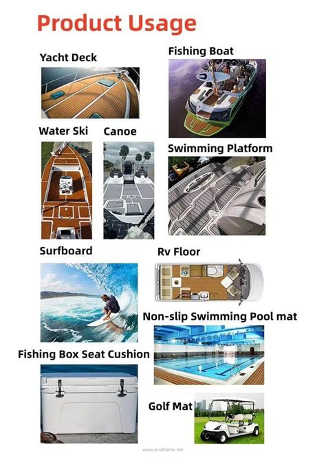 Customized Eva Marine Blue Sup Paddling Board Non Slip Pad Eva Foam Sup