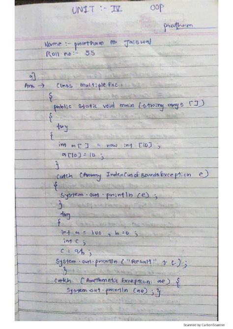 Java Assignment Unit Iv Oop Pretterm Proortham M Jaiswal Roll 55 Ans