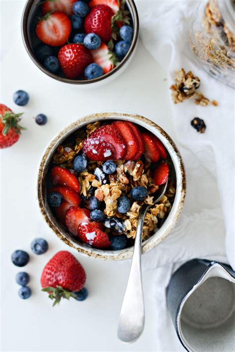 Chewy Fruit And Nut Granola Simply Scratch