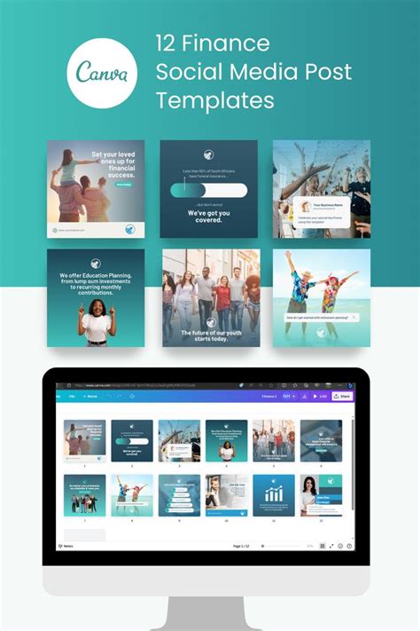 12 Finance Social Media Templates
