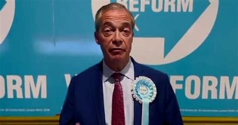 Watch Nigel Farage Reacts To General Election Exit Polls Metro Video