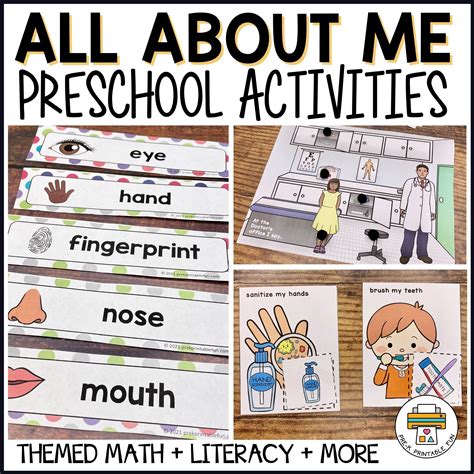 All About Me Preschool Template