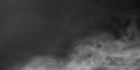 투명 한 검은 색 배경에 고립 된 흰색 연기 퍼프 Png 스팀 폭발 특수 효과 증기 안개 연기 Png의 효과적인 질감 벡터