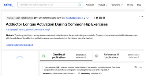 Adductor Longus Activation During Common Hip Exercises