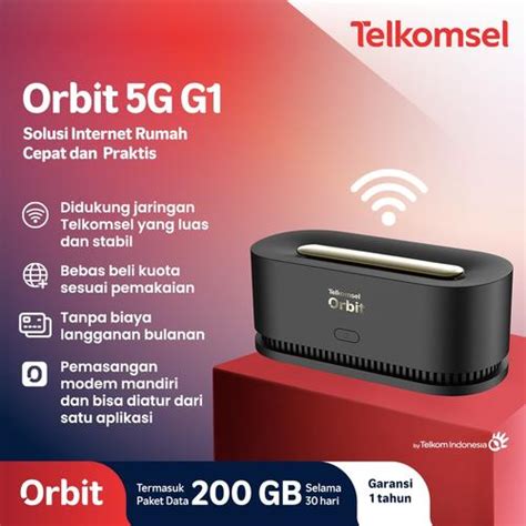 Promo Telkomsel Orbit 5g G1 Modem Wifi 5g High Speed Free Kuota 200gb Cicil 0 3x Kota Bekasi