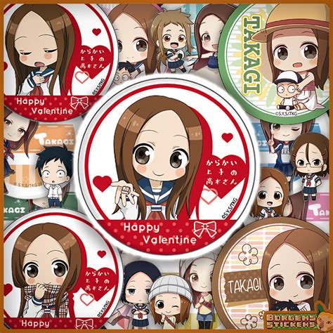 Karakai Jouzu Teasing Master Takagi San Chibi Vinyl Waterproof