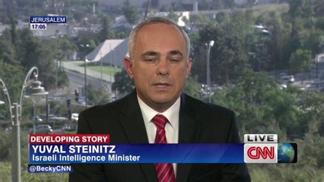 Steinitz Gaza Demilitarization Main Objective Cnn
