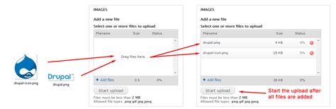 how to drag and drop multiple image upload for drupal 7 3c web