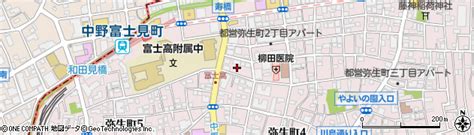 東京都中野区弥生町4丁目37の地図 住所一覧検索｜地図マピオン