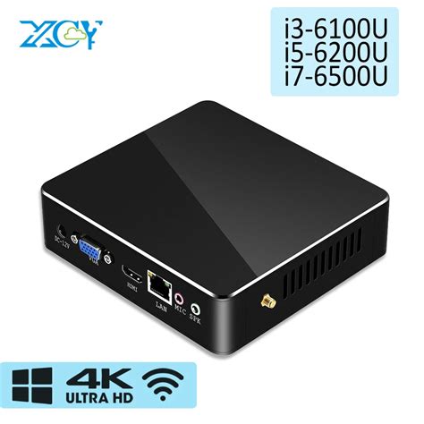 Xcy Mini Pc Core I U I U I U Windows K Hd Mini Computer Hdmi Vga Wifi Micro
