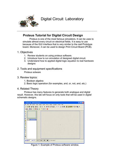 File 1 Proteus Tutorial For Digital Circuit Design Pdf