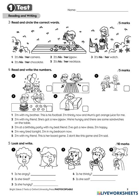 K2 Online Exercise For Live Worksheets