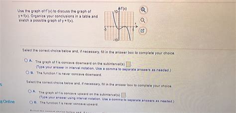 Solved Use The Graph Off X To Discuss The Graph Of Y Chegg Com
