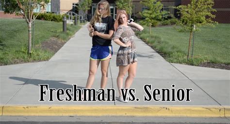 Freshmen Vs Seniors