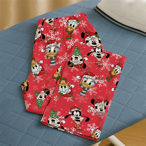 Disney Mickey And Friends Pajamas Pants Minnie Mouse Goofy Daisy