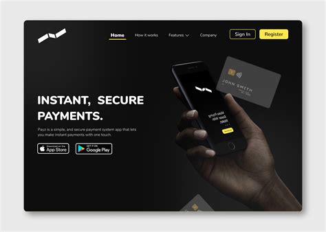 Payment System App Website Landing Page UI On Behance
