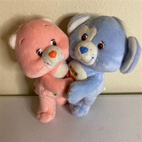 Care Bears Toys 3 Care Bears Cheer Bear And Loyal Heart Dog 7 Inch