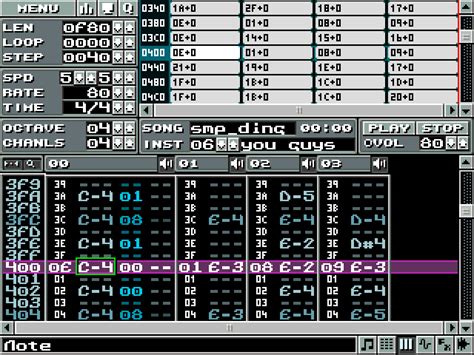 klystrack a chiptune tracker