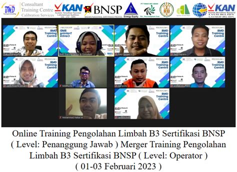 Pelatihan Sertifikasi BNSP Tempat Uji Kompetensi BMD Training Centre