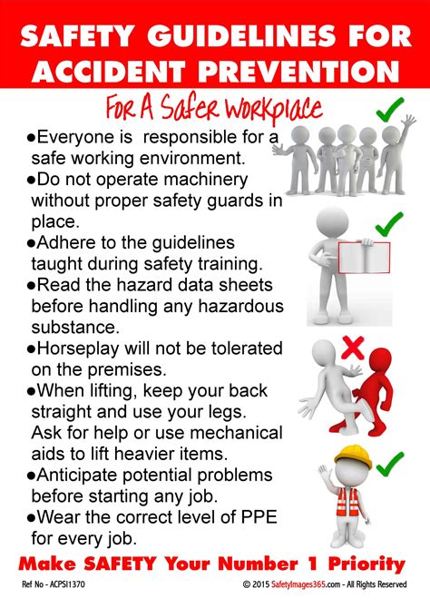 Work Safety Poster Text Vertical