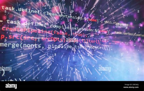 Monitor Closeup Of Function Source Code Abstract It Technology Background Software Source Code