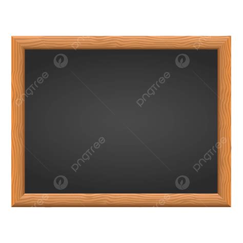 Landscape Blackboard With Wooden Frame Vector Blackboard Blackboard With Wood Square