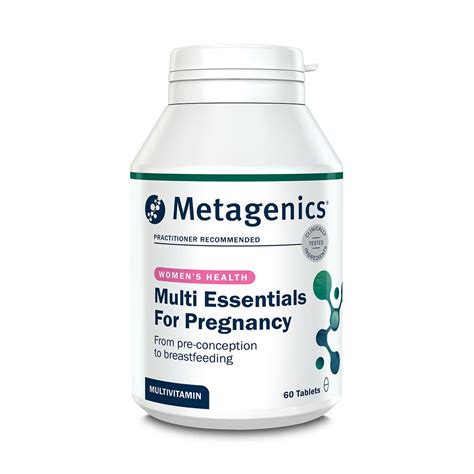 Multi Essentials For Pregnancy 60 Tablets Metagenics Yourhealthbasket