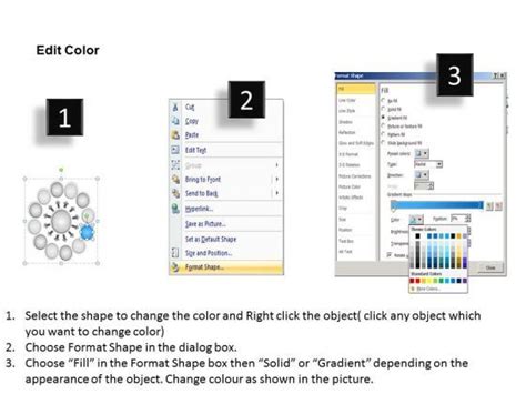 Layout Of Converging 12 Steps Linear Flow Cycle Chart PowerPoint Templates