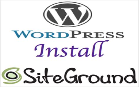 How To Setup Wordpress Blog In Siteground Webnots